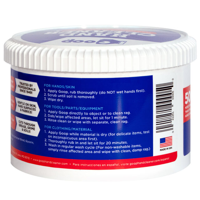 Goop Hand Cleaner & Stain Removers 5oz, 10.5oz, 14oz, 4.5lb – Goop Hand ...