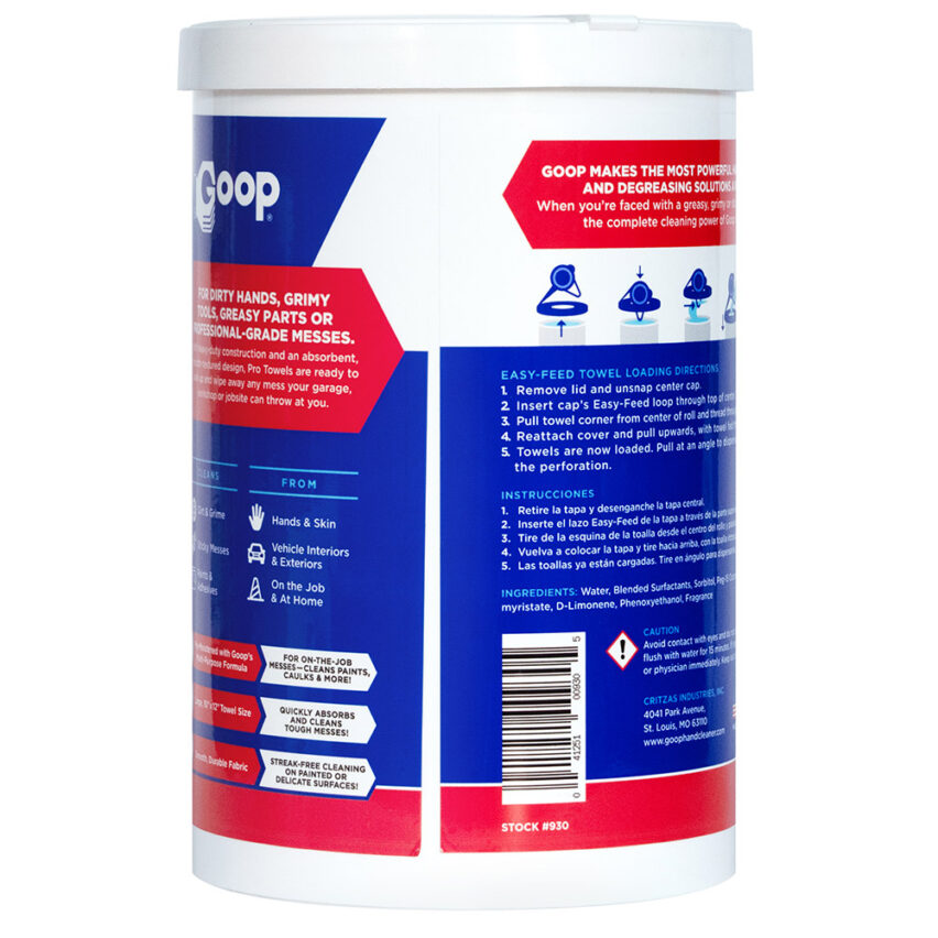 Goop Pro Towels – Goop Hand Cleaner
